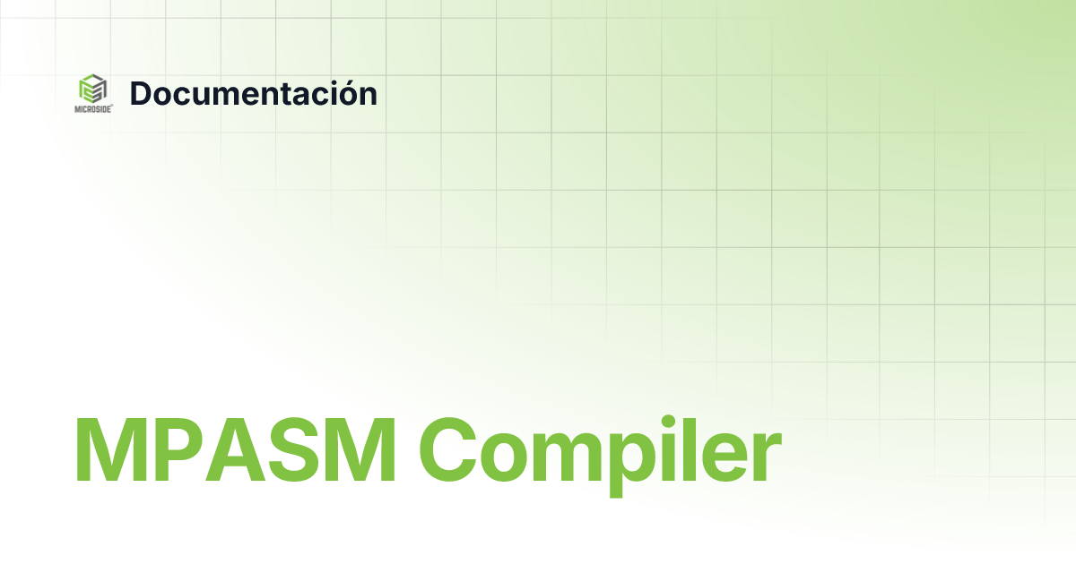 MPASM Compiler | Documentación