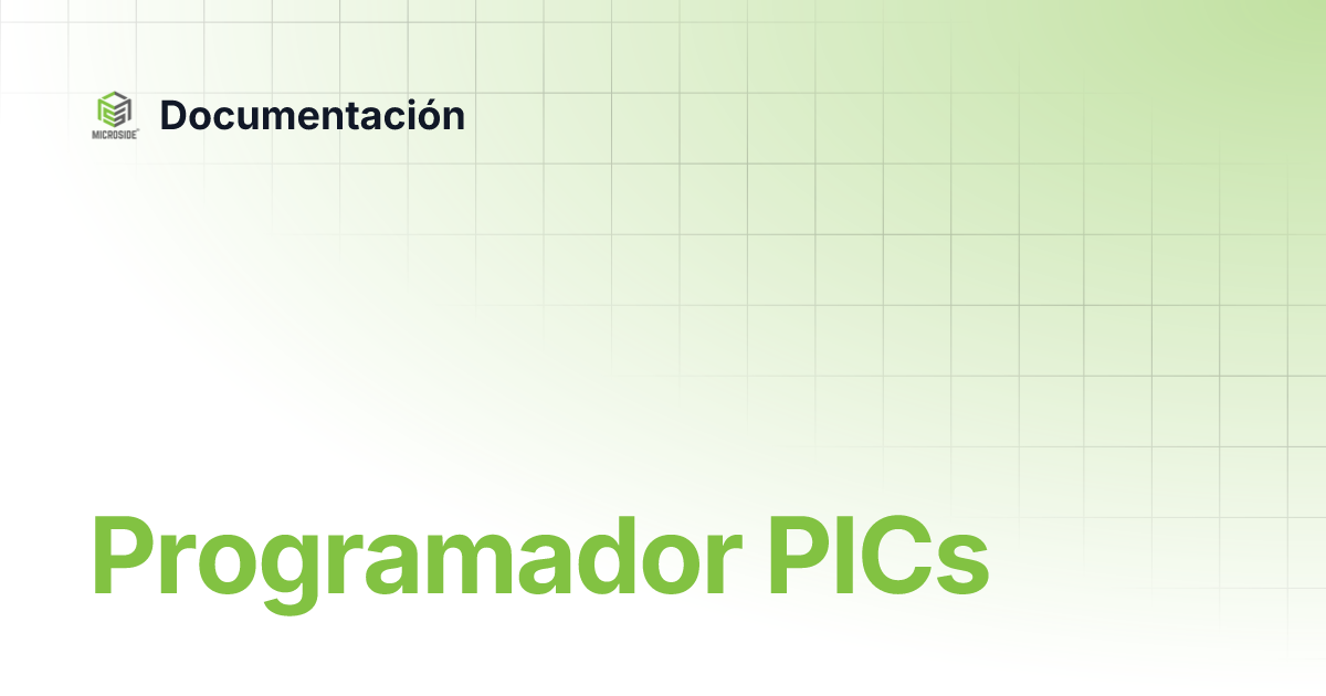 Programador PICs | Documentación